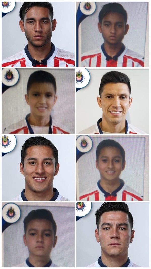 Así lucen los jugadores de Chivas con el filtro de bebé de Snapchat ...
